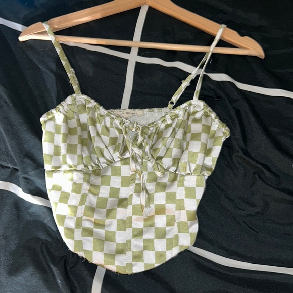 La Hearts | Tops | La Hearts Checkered Corset Top | Poshmark